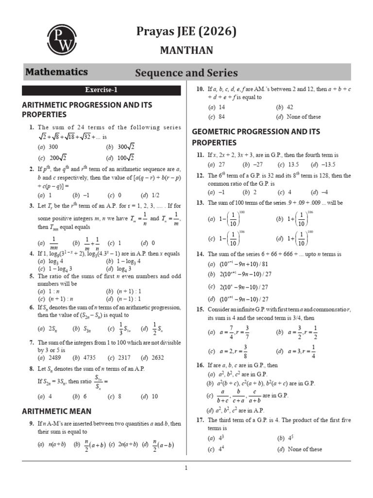 683d530a9e96dbe4ca2d4c12 - ## - Sequence and Series - Standard Practice ...