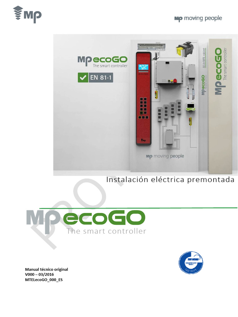 Eco Go | PDF | Ascensor | Ingenieria Eléctrica