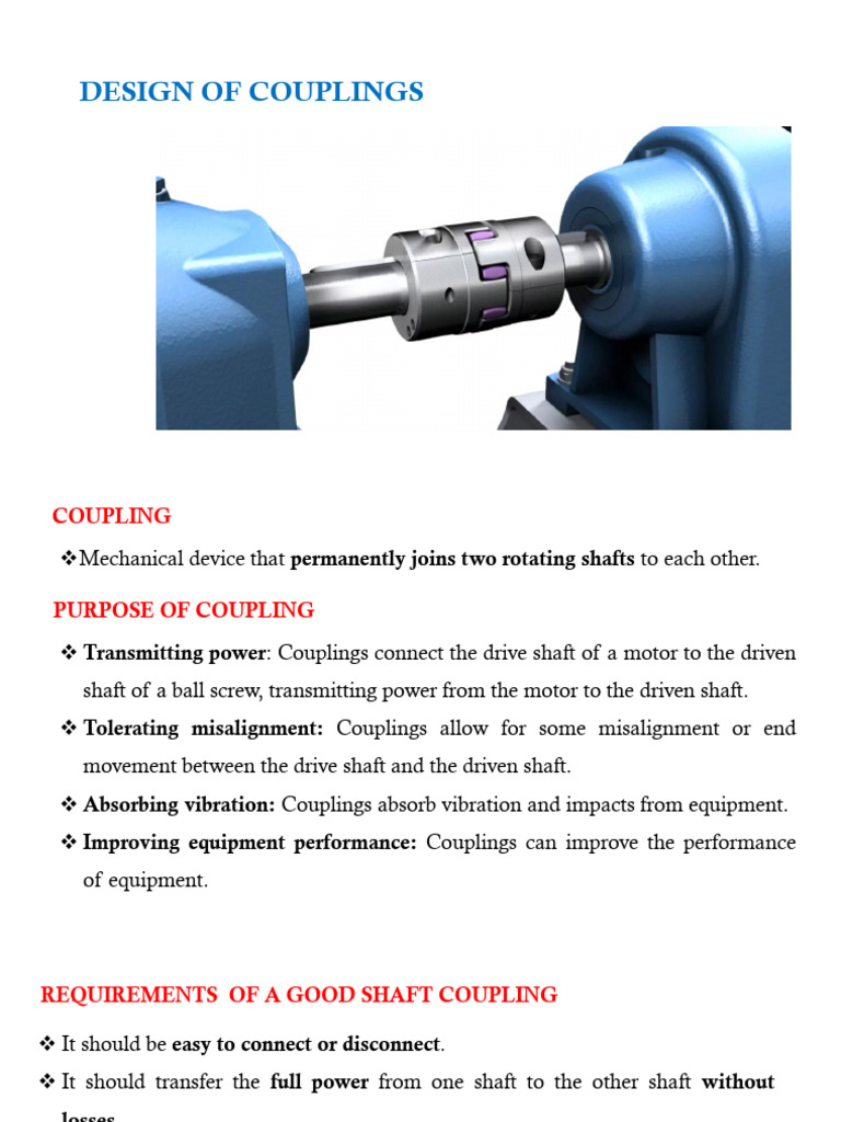 Coupling Design and Classification Guide | PDF | Machines | Mechanics