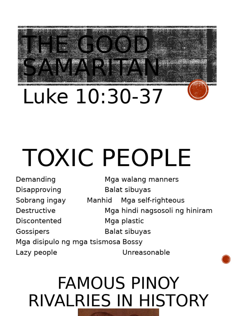 The Good Samaritan | PDF