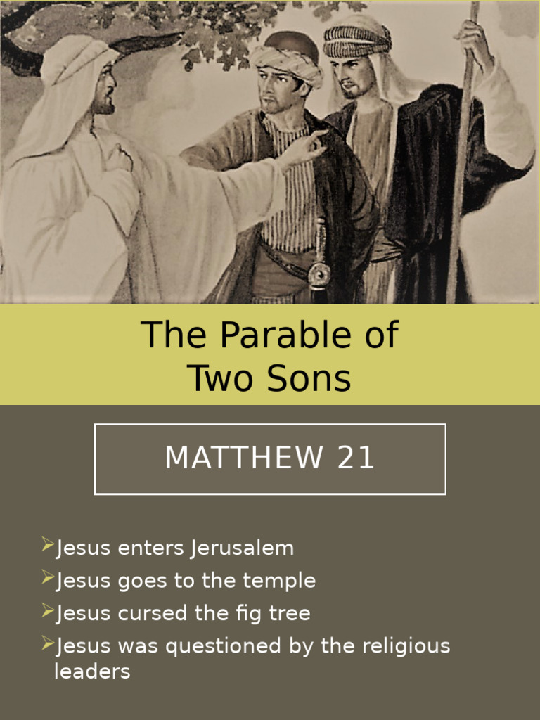 Parable of The Two Sons | PDF