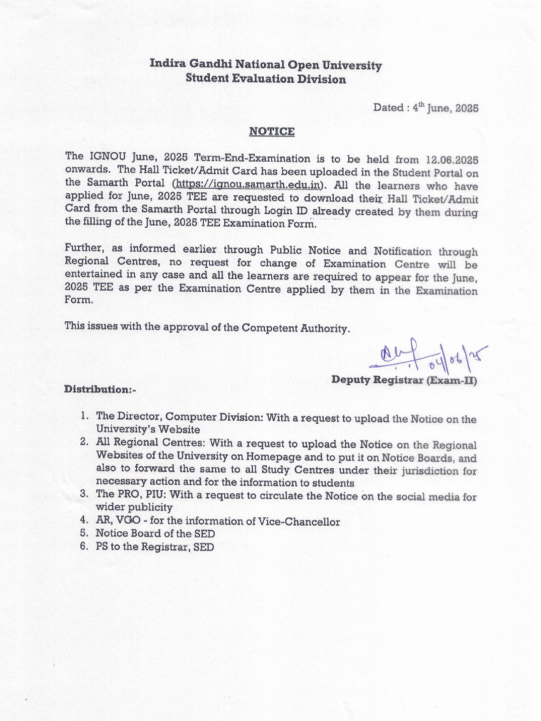 Publice Notice June 2025-TEE | PDF