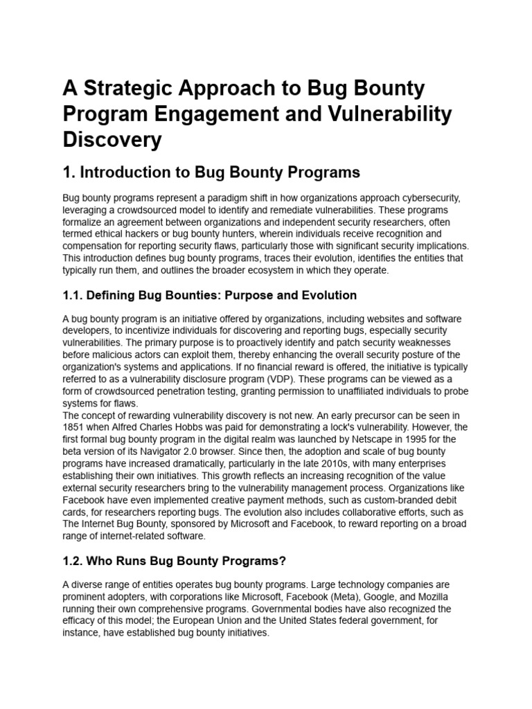 Bug Bounty Hunting Tips | PDF | Security | Computer Security