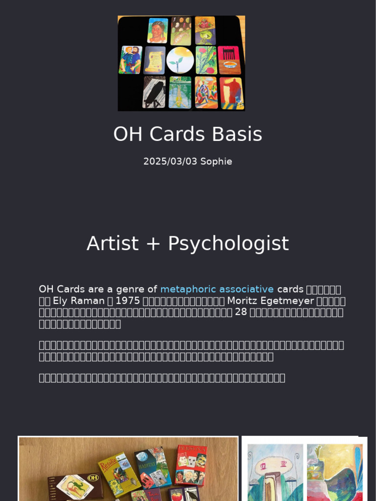 Understanding OH Cards in Psychology | PDF | Humanistic Psychology ...