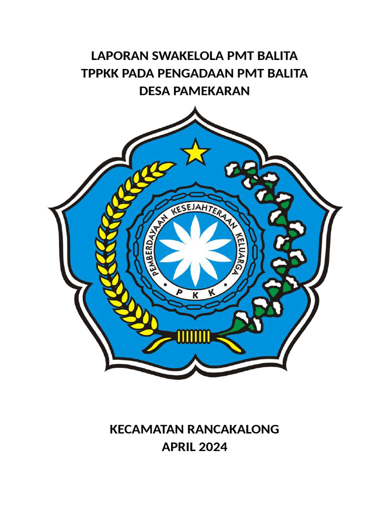 Laporan Swakelola PMT Balita | PDF