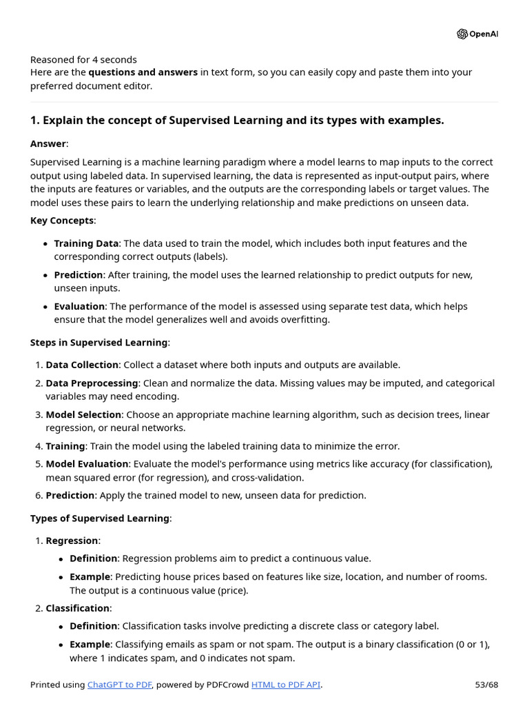 Machine Learning Unit 2 Que and Ans | PDF | Errors And Residuals | Bayesian Inference