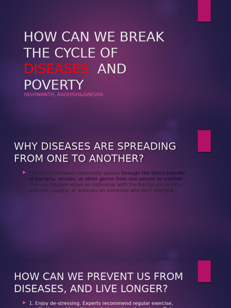 How Can We Break The Cycle of Diseases | PDF | Sleep | Poverty