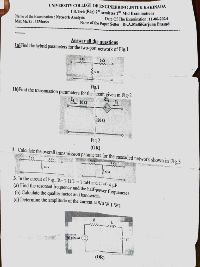NA Mid Paper | PDF