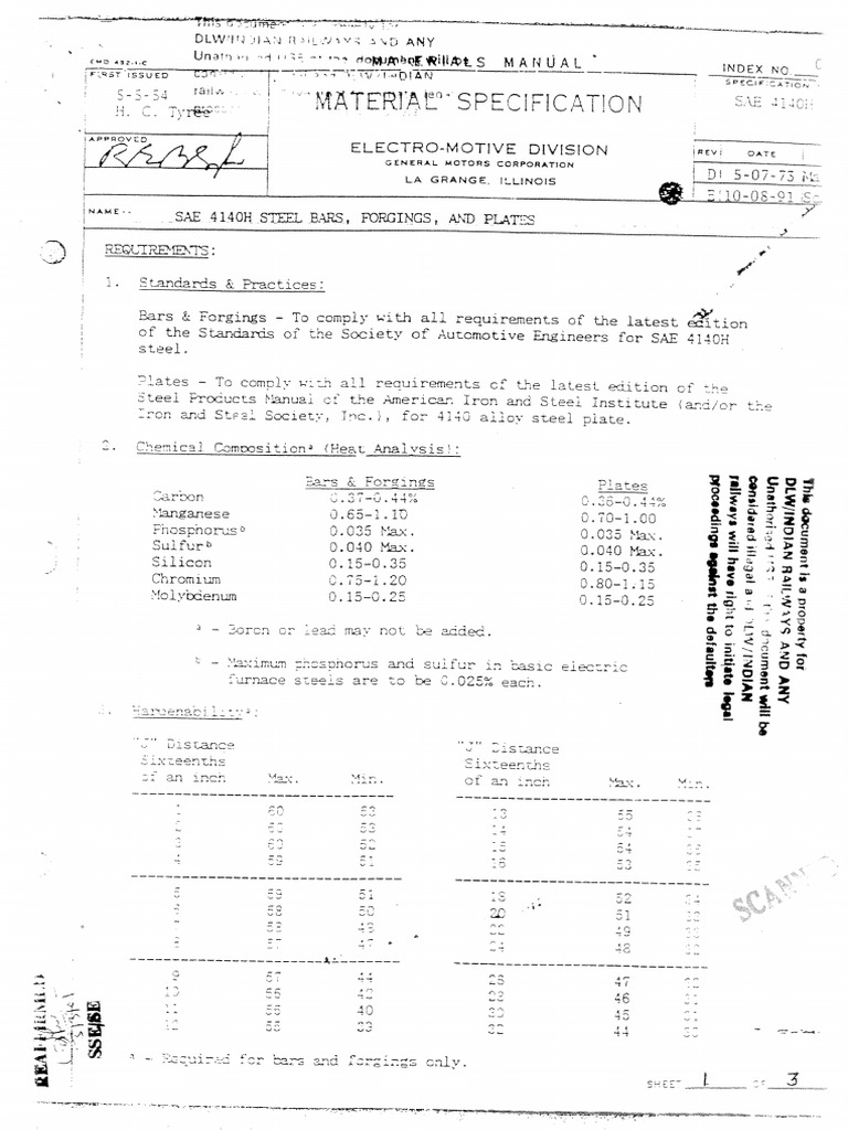 Sae 4140H e | PDF