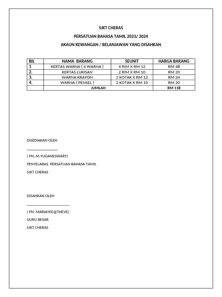 Akaun Kewangan | PDF