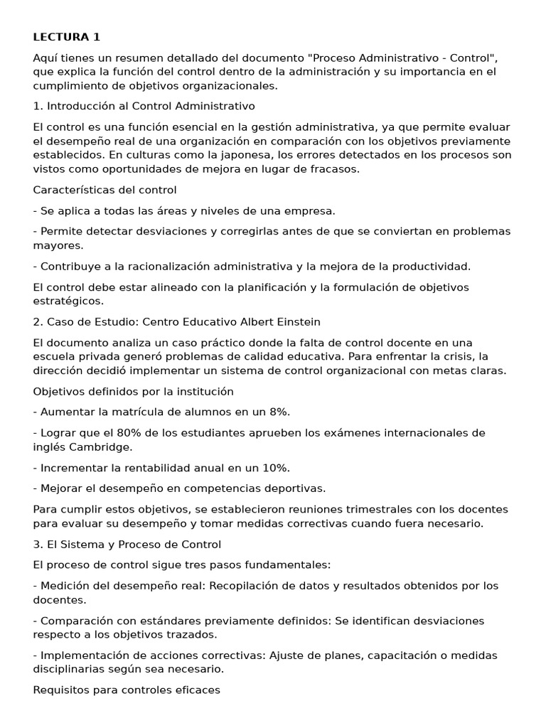 Resumen Admin Modulo 3 | PDF | Planificación | Benchmarking