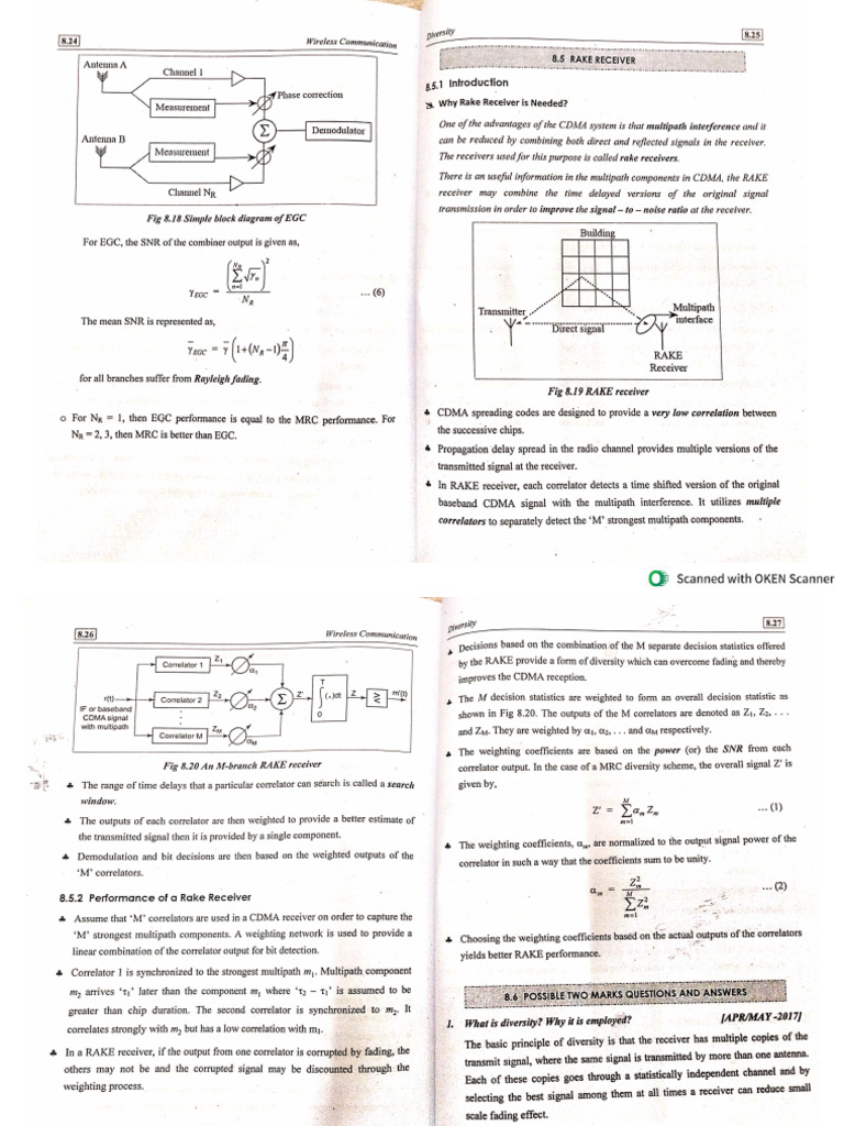 Rake Receiver | PDF