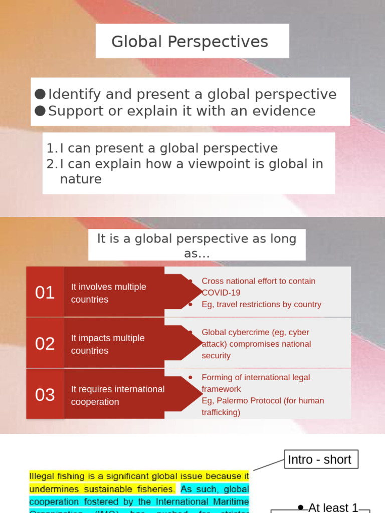 Global Perspectives on International Issues | PDF