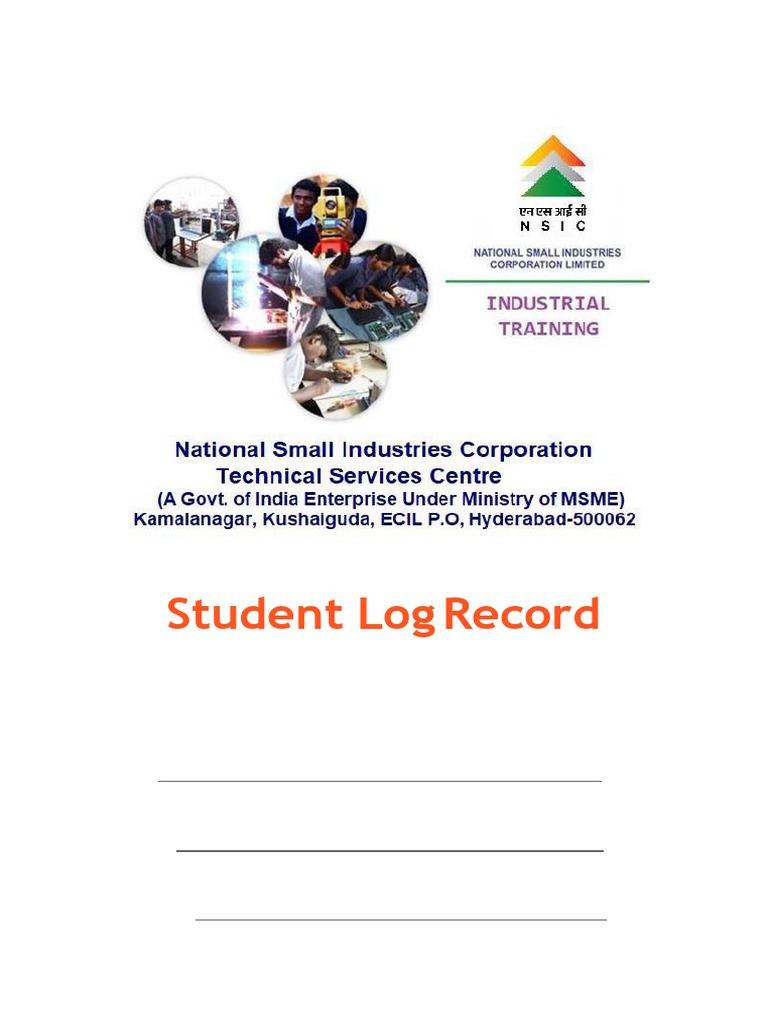NSIC - Log Book For Industrial Training Programme 2025-26 | PDF | Chess Theory | Chess