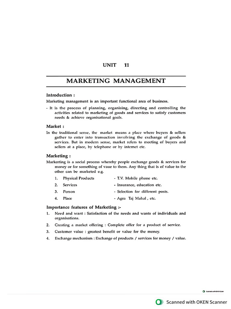 Marketing Management | PDF