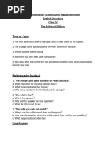 Black Beauty Comprehension Guide | PDF | Black Beauty