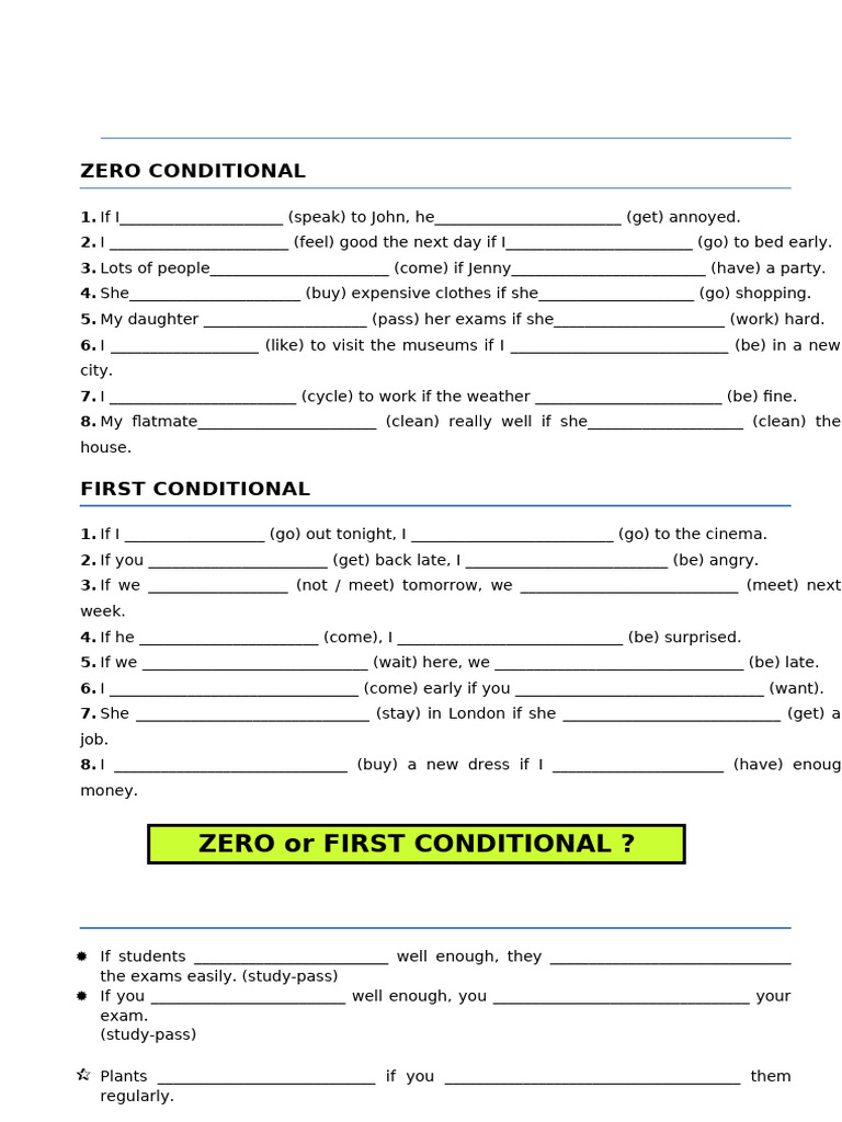 Zero or First Conditional | PDF | Chess Theory | Chess