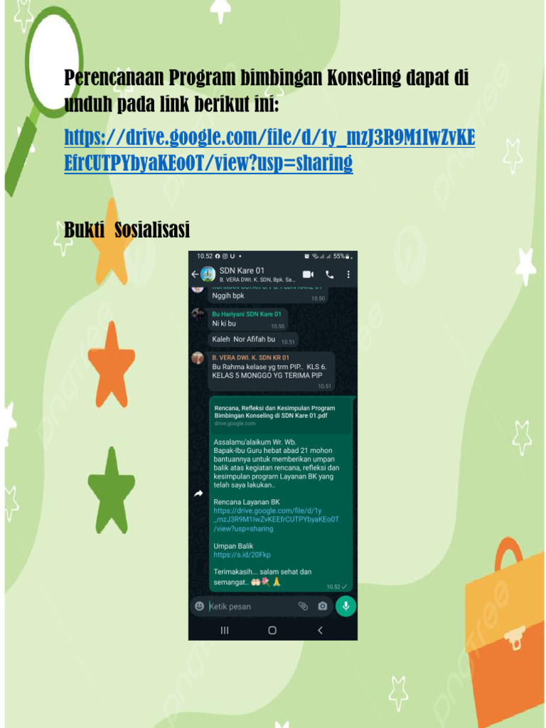 Perencanaan Program Bimbingan Konseling Dapat Di Unduh Pada Link Berikut Ini | PDF