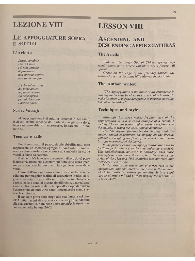 Studio Appoggiatura | PDF