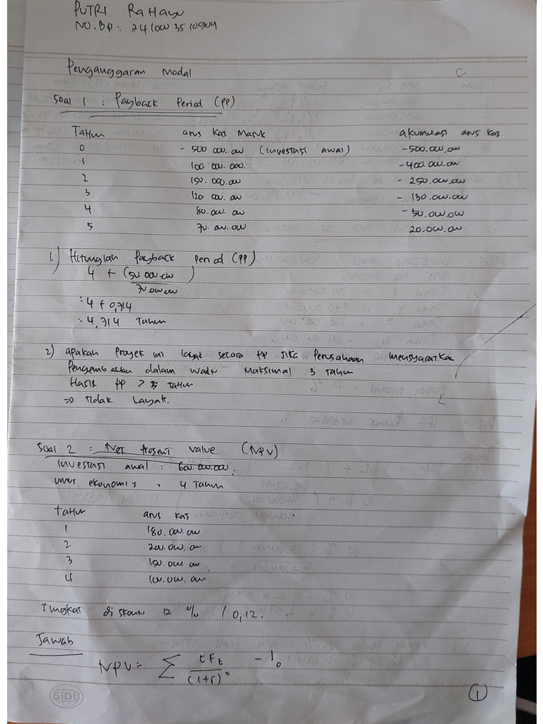 Putri Rahayu 2410003510904 | PDF