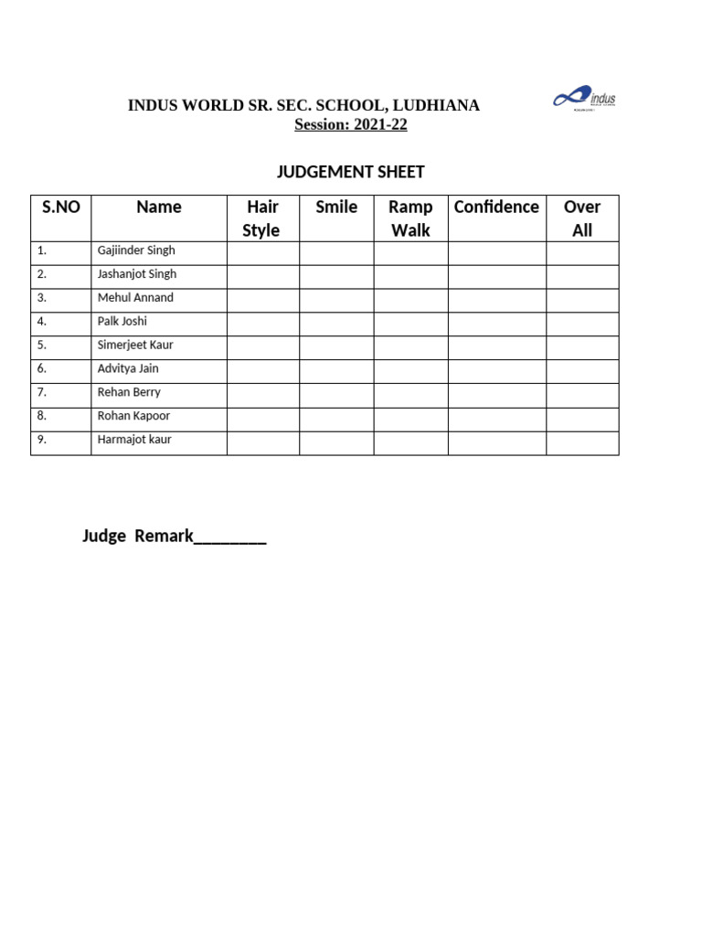 Judgement Sheet | PDF
