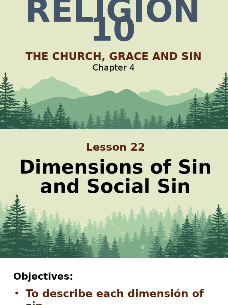 Religion 10 C4 Lesson 19 21 | PDF | Seven Deadly Sins | Religious ...