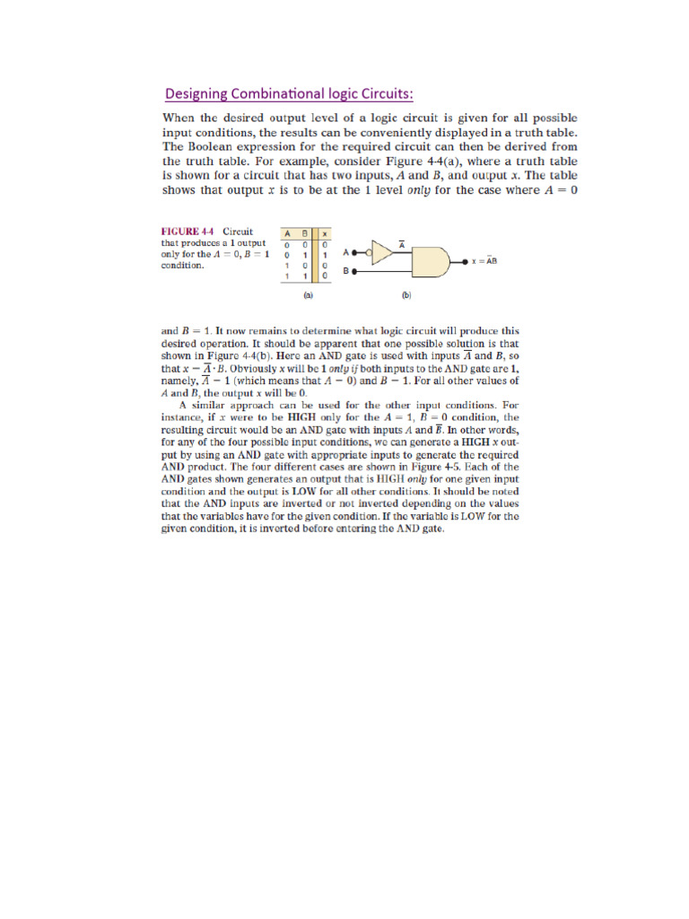 Designing Combinational Logic Circuits4 - 250304 - 072239 | PDF