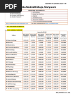 Deemed MBBS Fees Structure 2025-26 | PDF