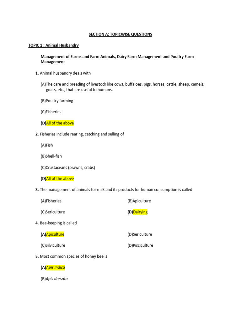 12th Biology Chapter 9 Section A 1 Mark Questions With Answer Key ...