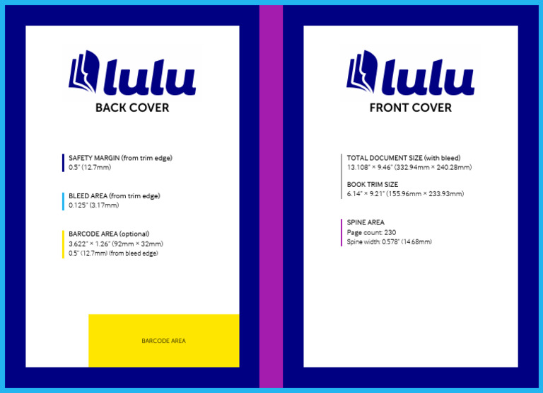 Book Cover Specifications Guide | PDF