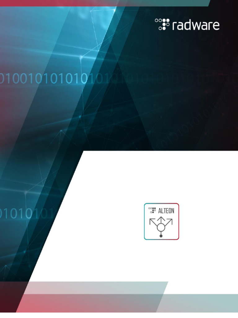 11 - Alteon ADC Level 1 Lab Manual - Troubleshooting | PDF | Computer Network | Computer Engineering