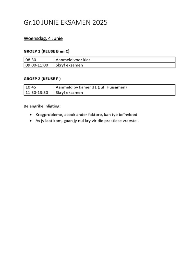 RTT Gr10 Tye 2025 | PDF
