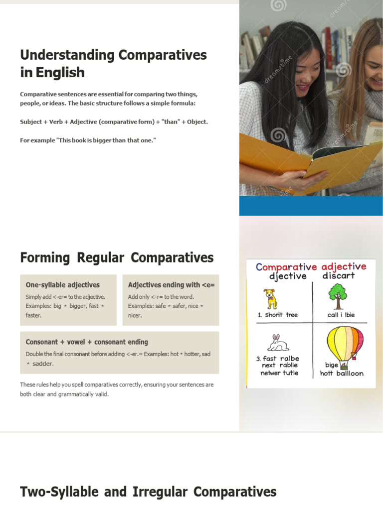 Understanding Comparatives in English 1 | PDF