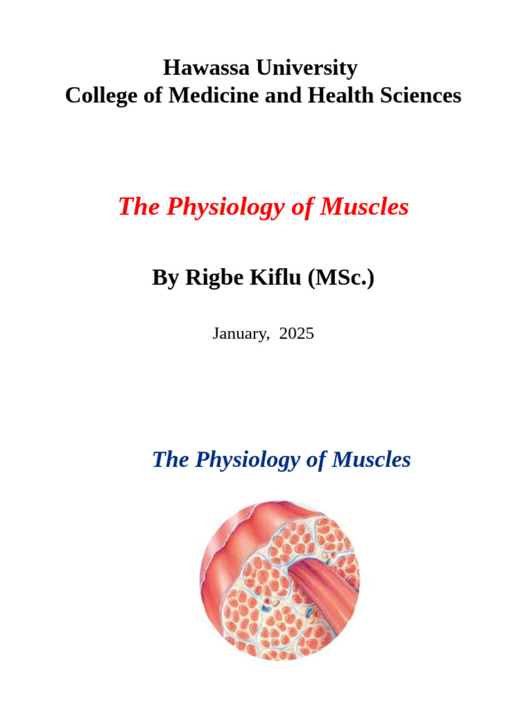 Physiology of The Muscluloskeletal and Integumentary System | PDF ...