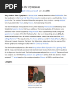 Symbolism in Percy Jackson | PDF | Rick Riordan