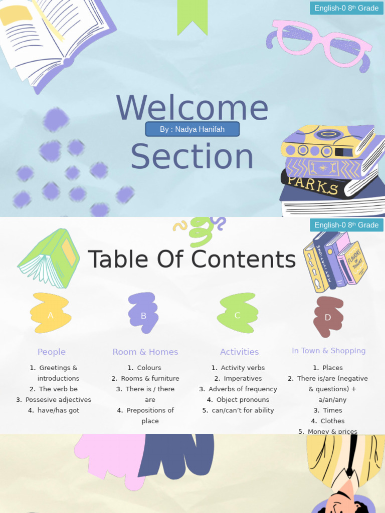 EIM-0 Welcome Section | PDF | Verb | Adjective