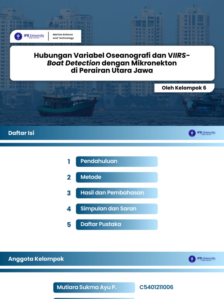 PBL Oseanografi Perikanan Kelompok 6 Compressed | PDF