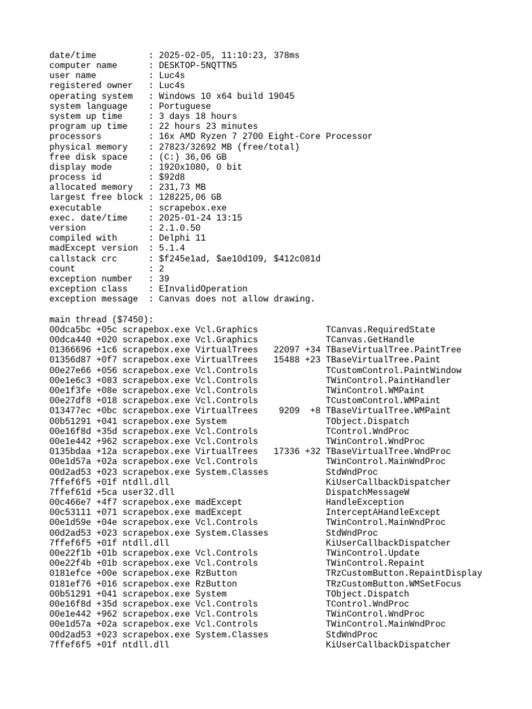 Bug Report | PDF | System Software | Computer Libraries