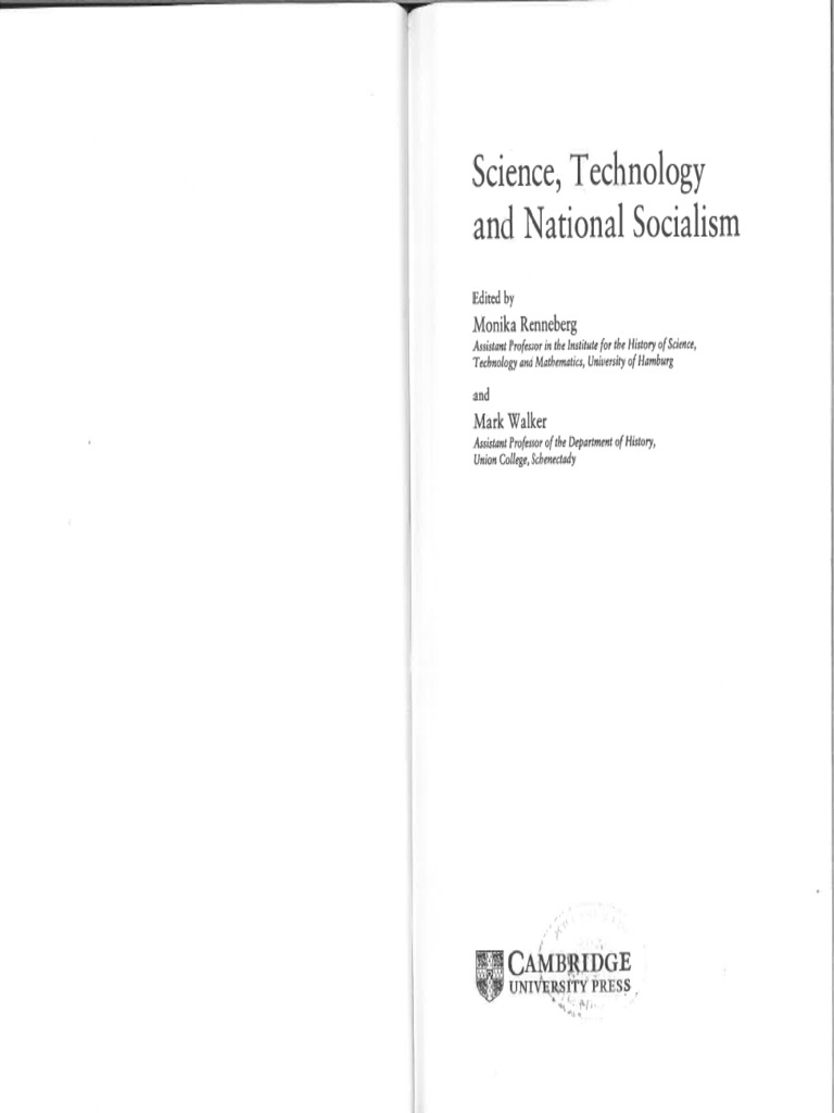 Science and National Socialism History | PDF | Science | Knowledge