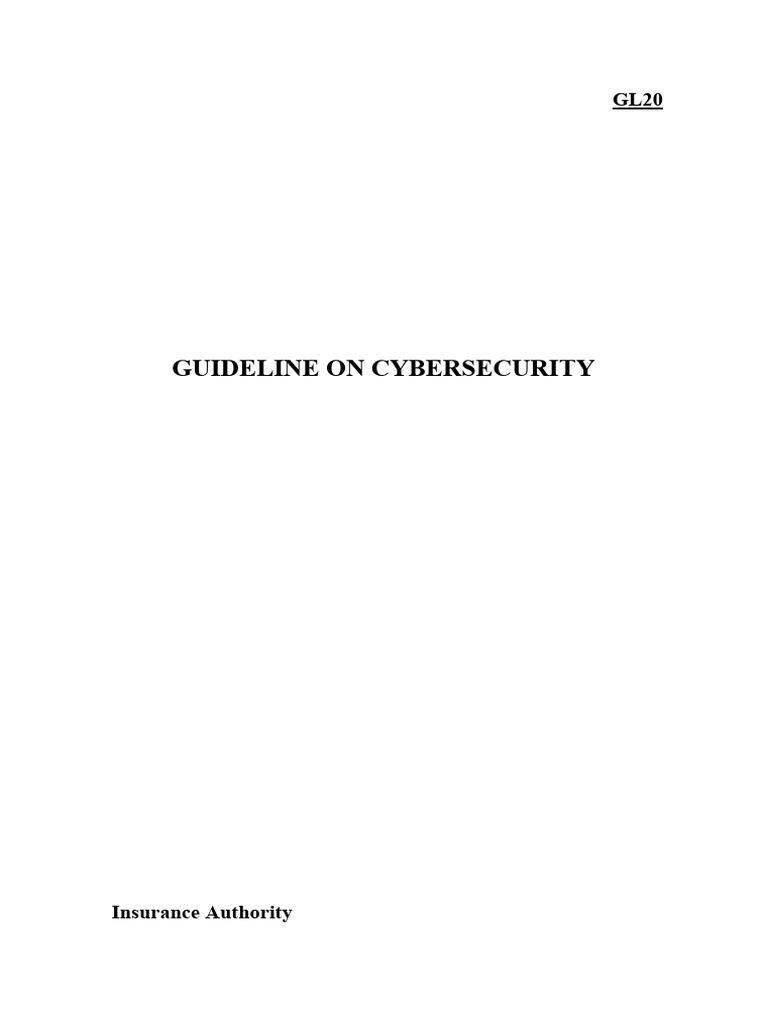 GL20 Eng | PDF | Risk | Computer Security