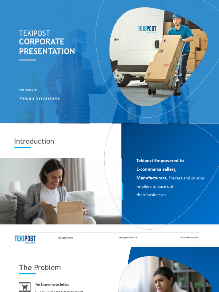 Tekipost Powerpoint Presentation | PDF | Courier | Logistics