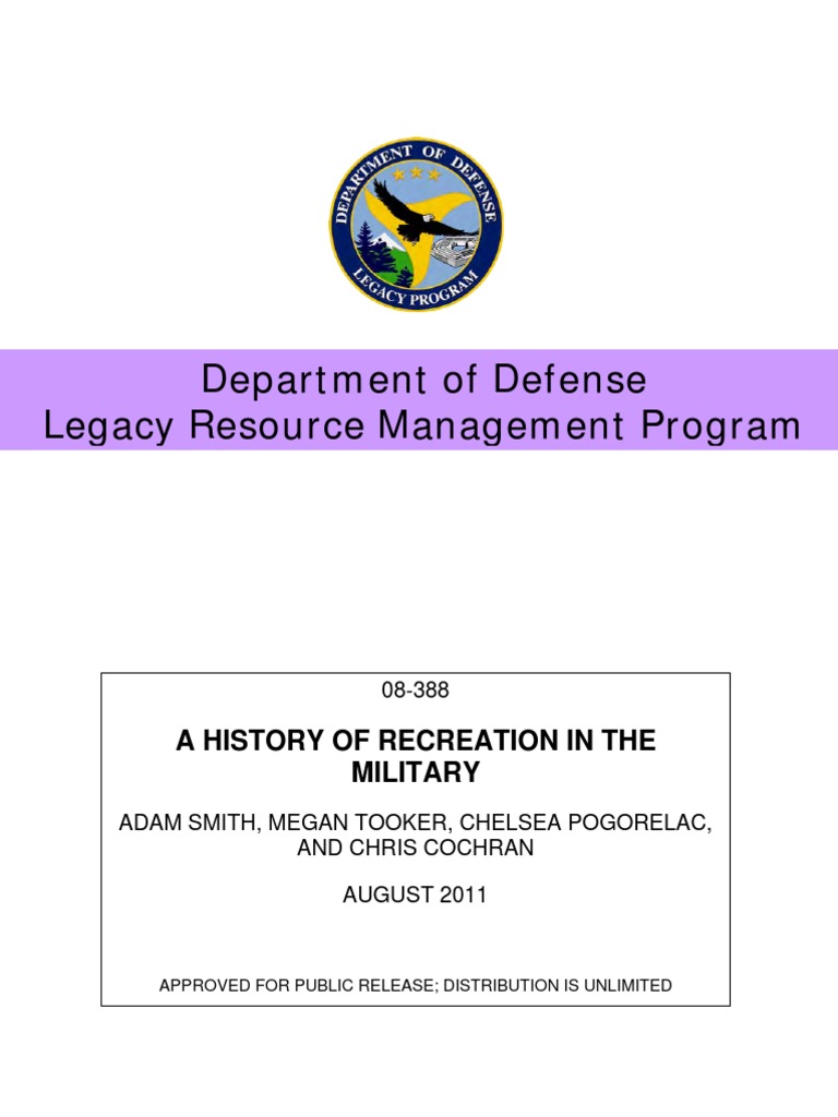 Military Bases Recreation History | PDF | Sports | Leisure