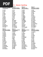 7th Grade Spelling List and Quizzes | PDF