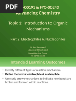 Nucleophile Strength Cheat Sheet Final | PDF