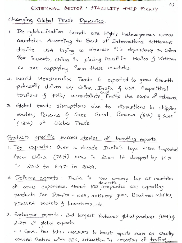 External Sector | PDF