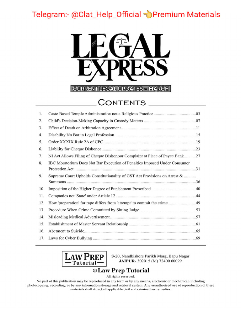 LPT - Legal Express March | PDF