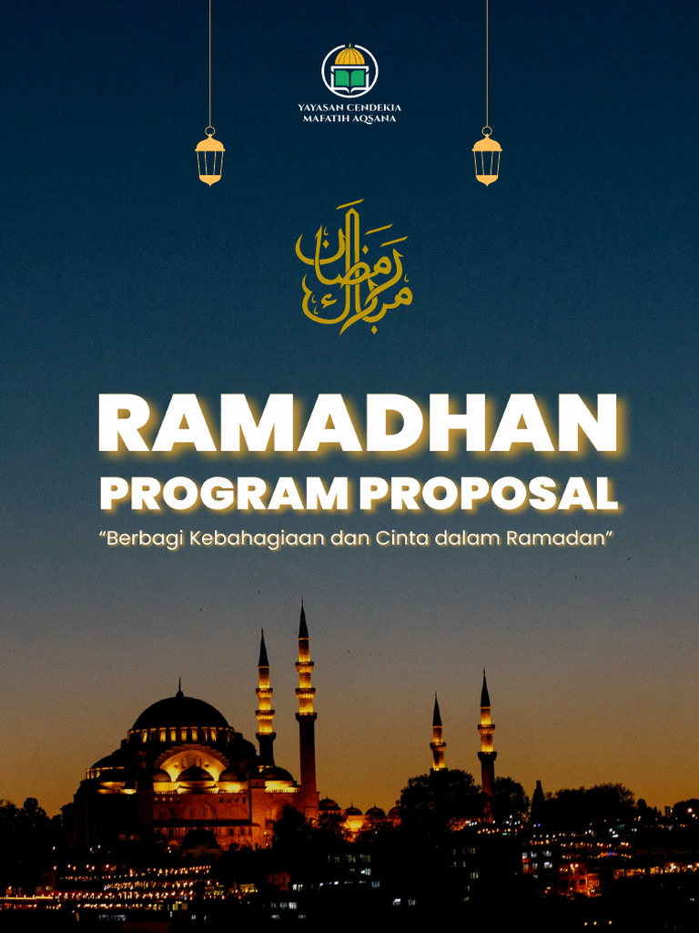 Pengajuan Proposal Program Ziswaf Ramadan CMA | PDF
