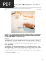 HSN Code and GST Rate On Software and Software Services | PDF