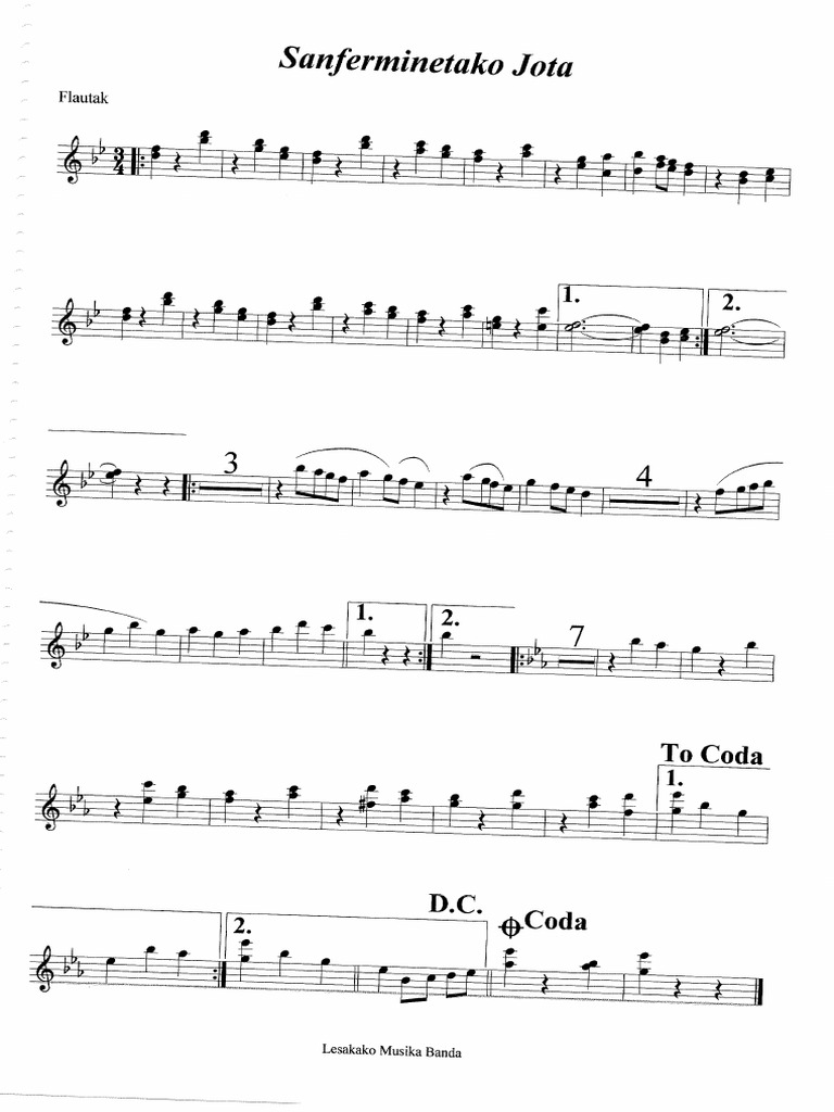 SanFermineko Jota | PDF