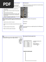 Spring Balance Experiment Setup Guide | PDF